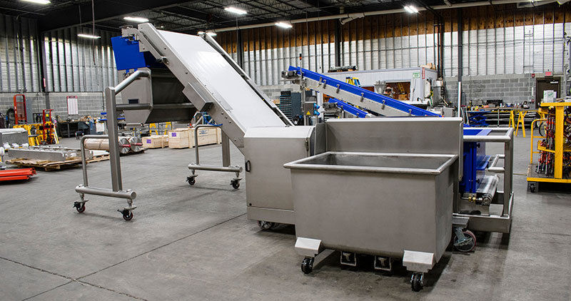 Vertical Dough Feed System - Reading Bakery Systems