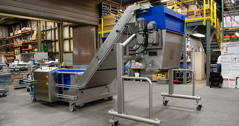 Vertical Dough Feed System - Reading Bakery Systems